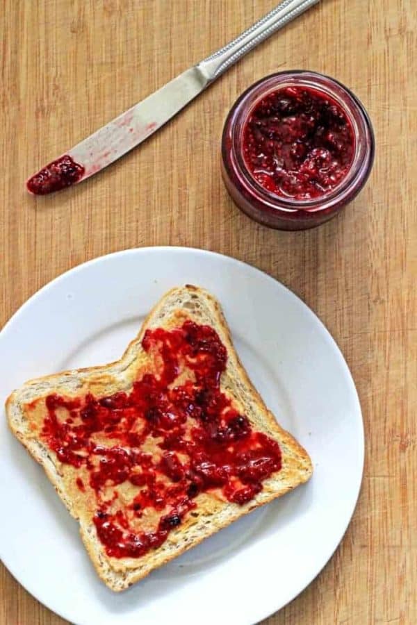 5 Minute Triple Berry Jam (Sugar Free) - The Kiwi Country Girl
