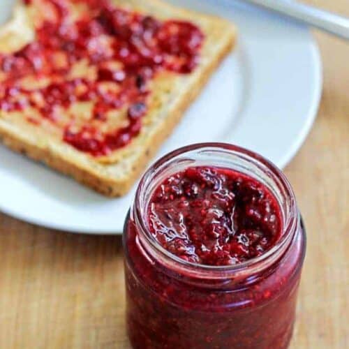 5 Minute Triple Berry Jam (Sugar Free) - The Kiwi Country Girl
