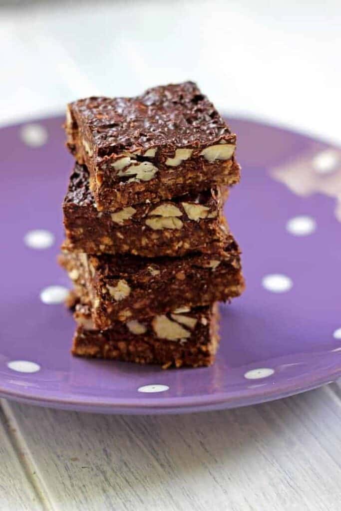Chocolate Coconut & Almond No Bake Slice - The Kiwi Country Girl