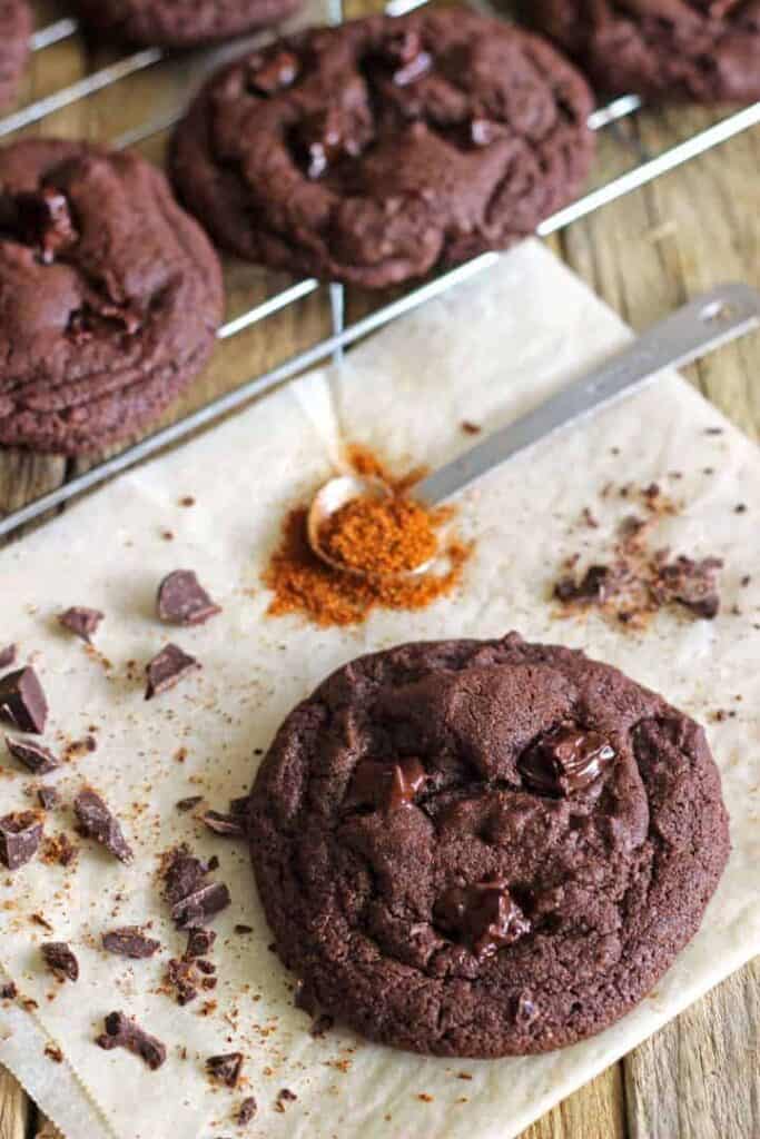 Chocolate Chili Cookies - The Kiwi Country Girl