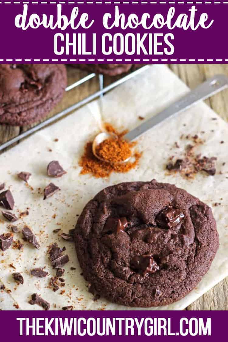 Chocolate Chili Cookies - The Kiwi Country Girl