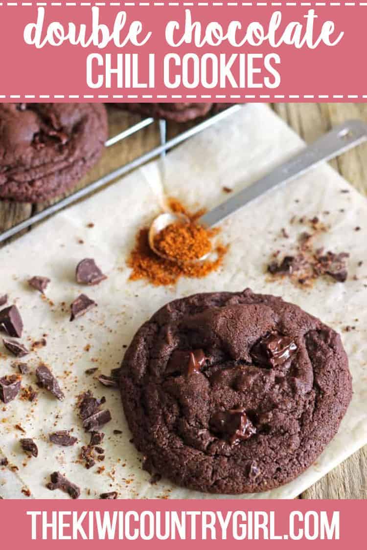 Chocolate Chili Cookies - The Kiwi Country Girl