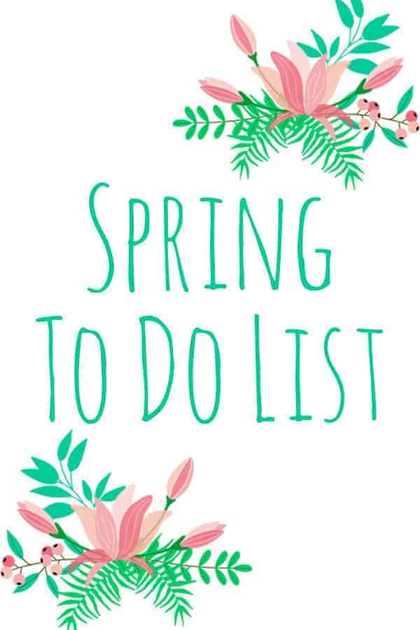 Spring To Do List - The Kiwi Country Girl