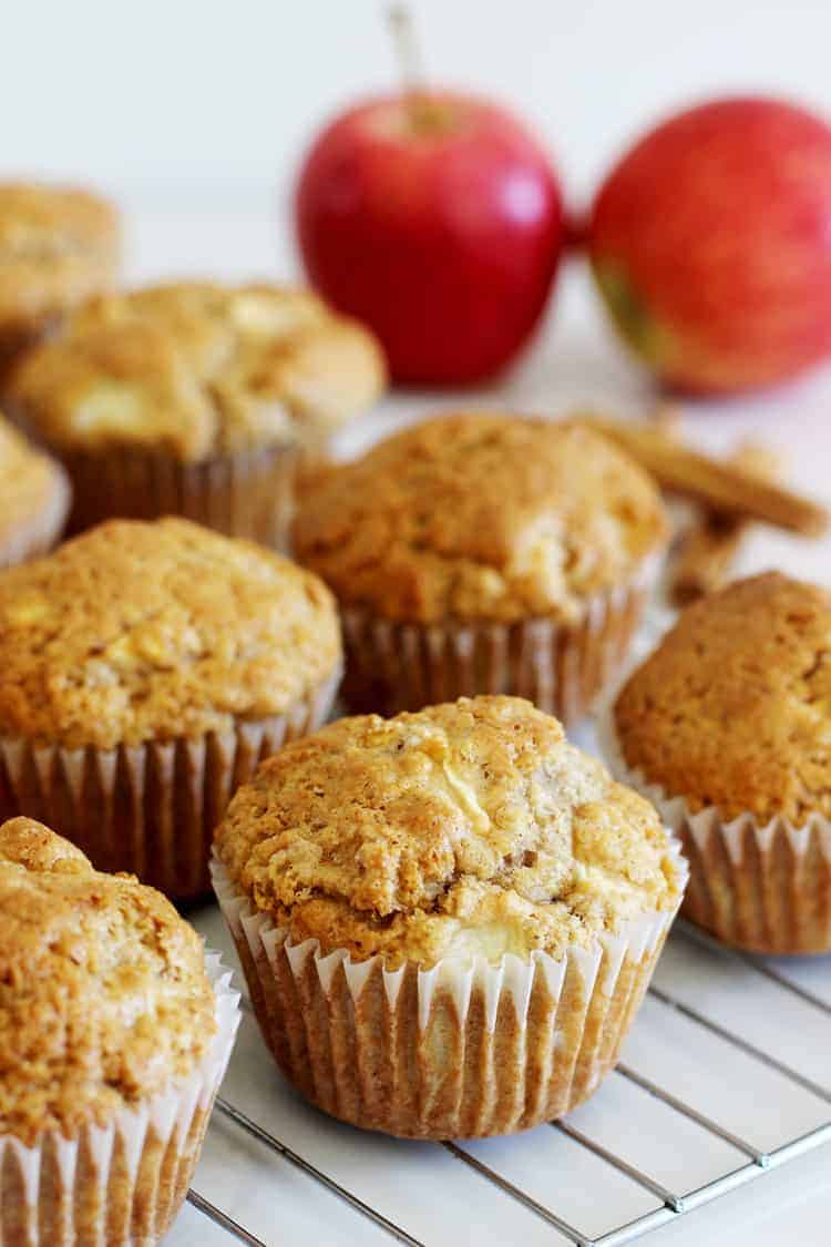 Spiced Apple Muffins - The Kiwi Country Girl