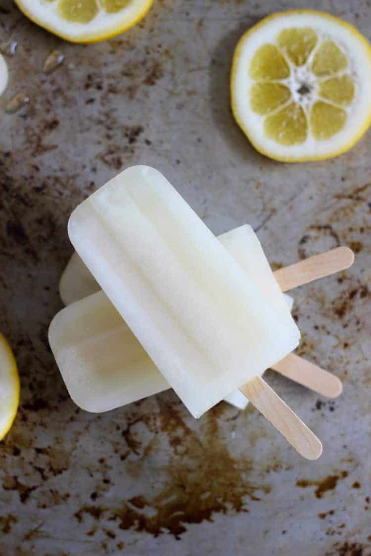 Homemade Lemonade Ice Blocks - The Kiwi Country Girl