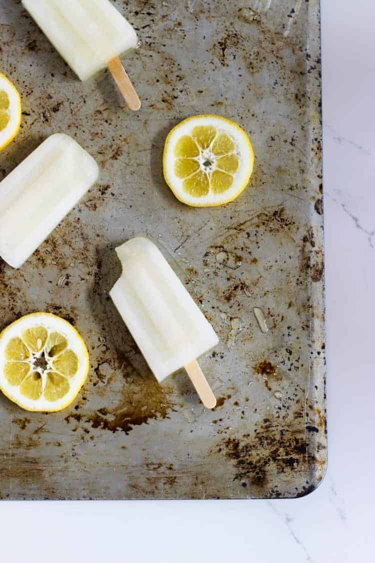 Homemade Lemonade Ice Blocks - The Kiwi Country Girl