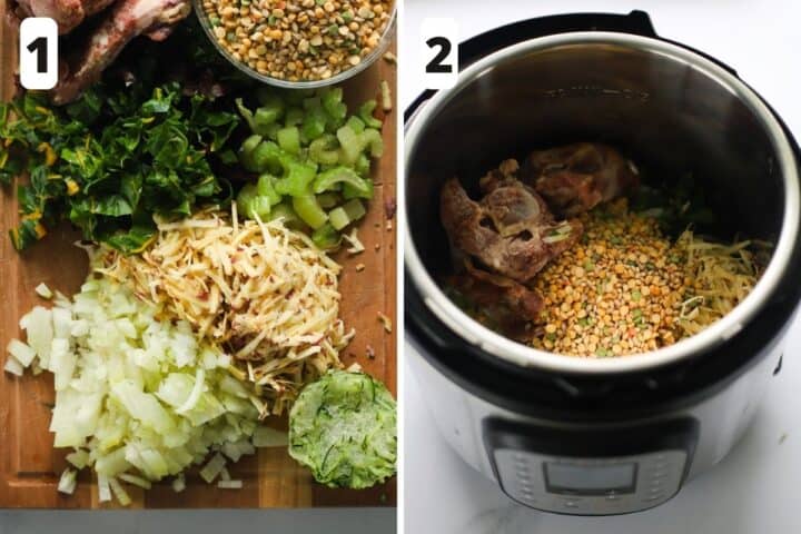 Bacon Hock and Vegetable Soup (slow cooker and instant pot) - The Kiwi ...