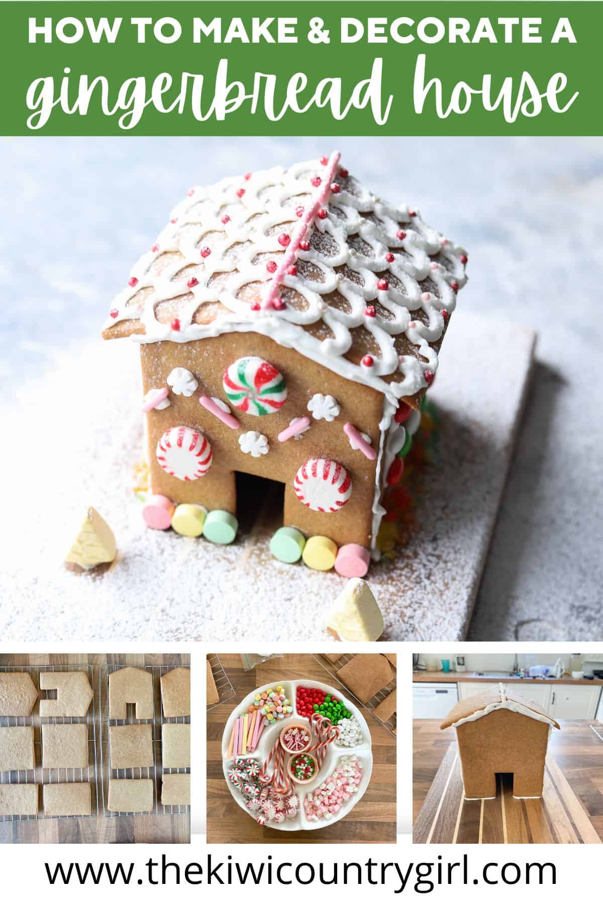 How to make and decorate a Gingerbread House - The Kiwi Country Girl